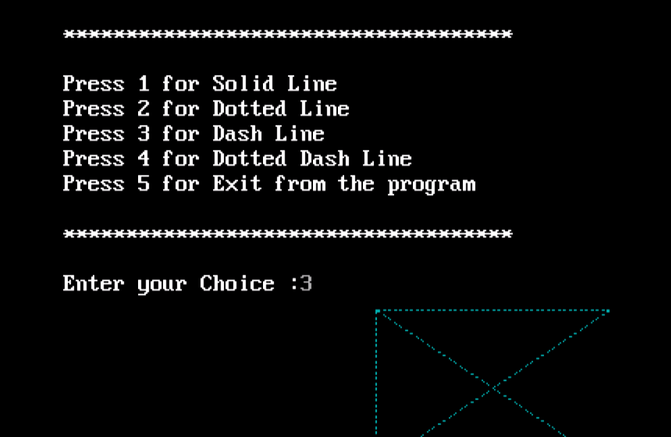 Draw All Types And Styles Of Lines Using DDA Algorithm In C Graphics ...