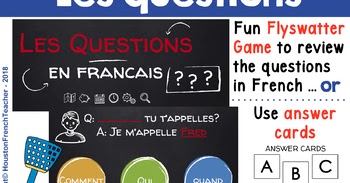 Les mots interrogatifs - Game | Houston French Teacher