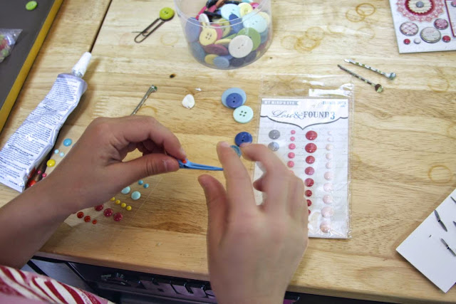 enamel dot + brad craft projects