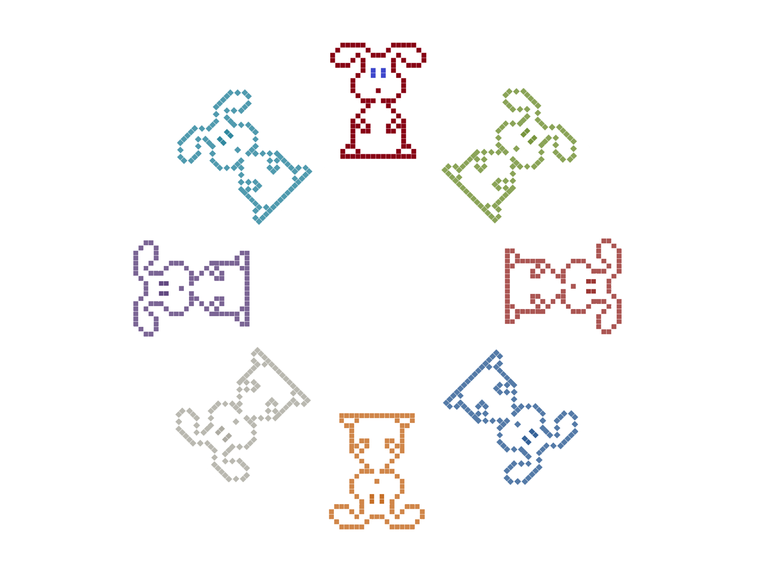 MEDIAN Don Steward mathematics teaching: rabbit rotations