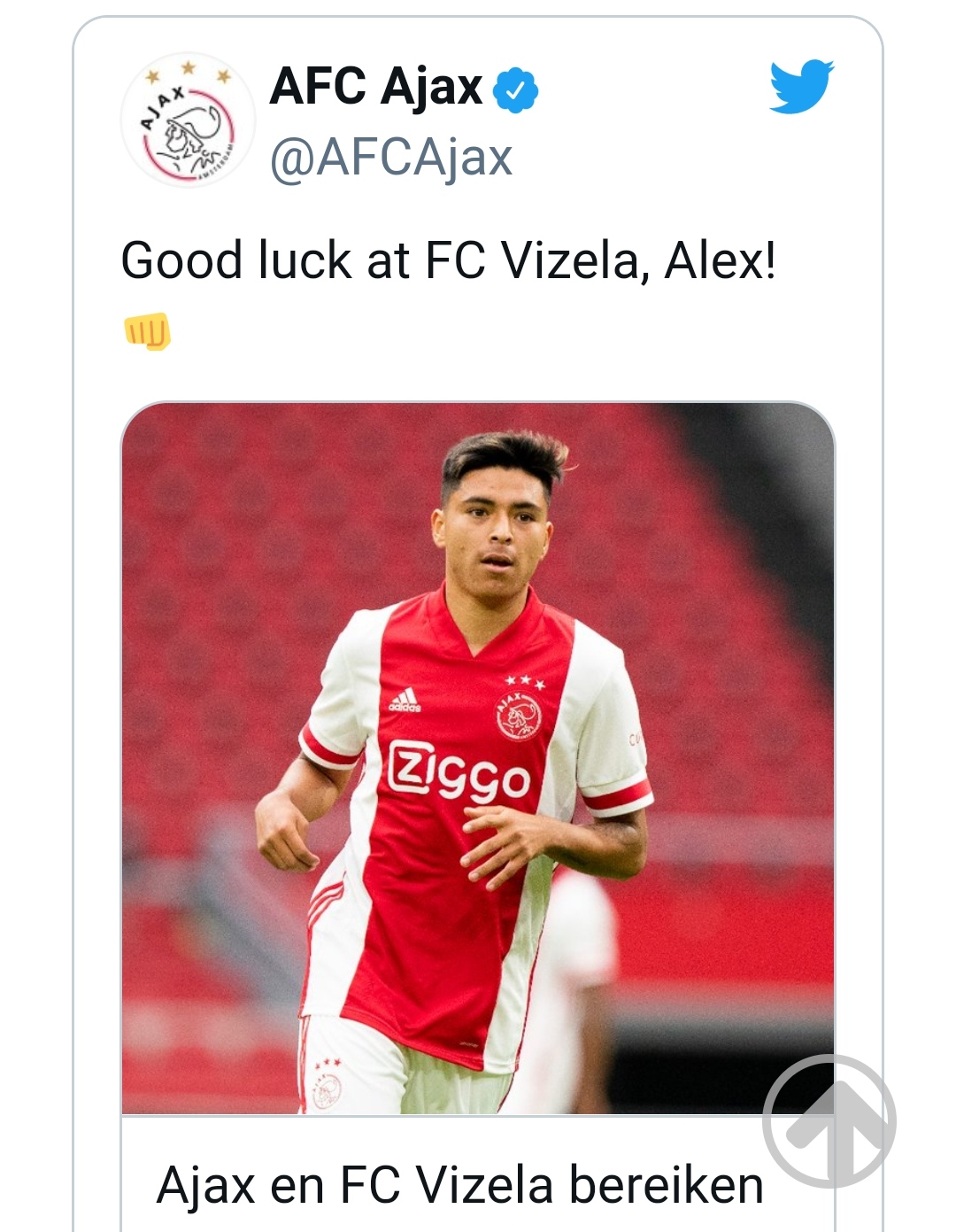 Alex do Ajax para o FC Vizela