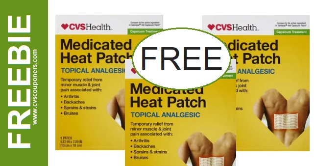 FREE CVS Health Medicated Heat Patch | CVS Couponers