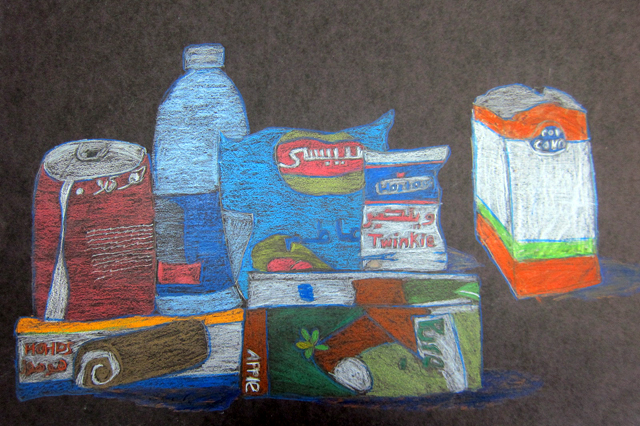 Mr. Bob's Middle & High School Art Room: Junk Food Still Life High School