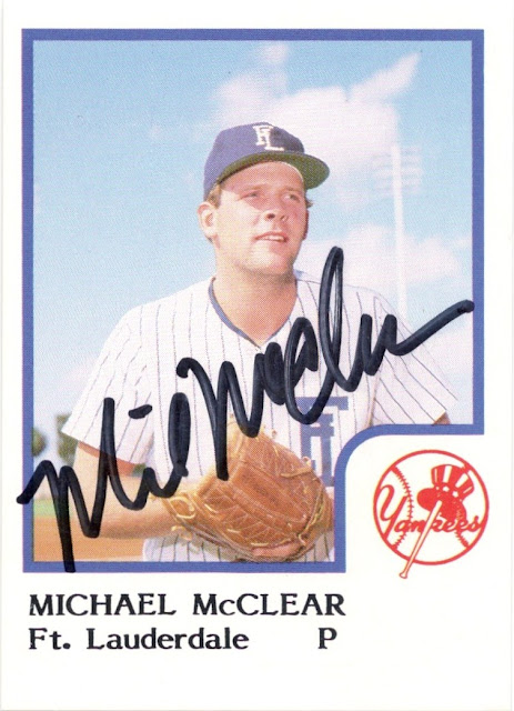 1986 PROCARDS PROJECT: MICHAEL McCLEAR