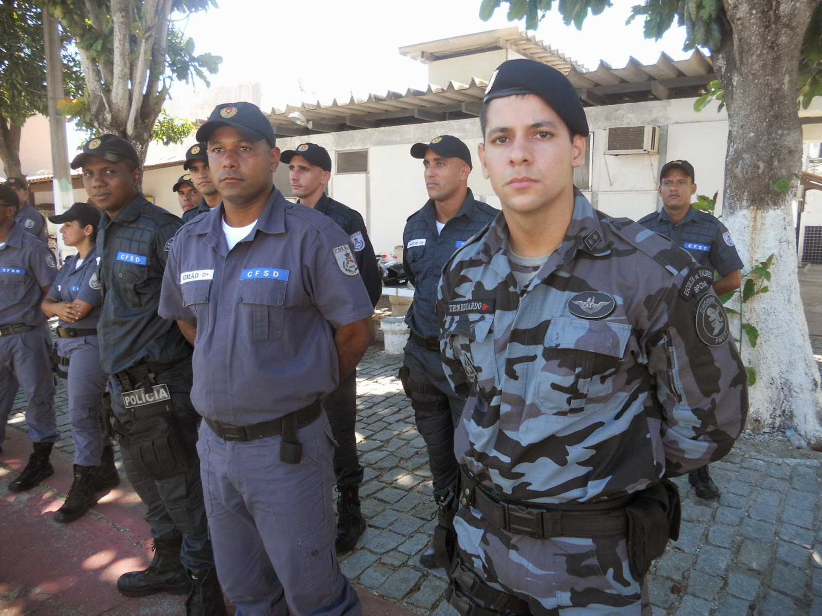 Depois do BOPE, agora é a TROPA DE CHOQUE que deu instruções aos ...
