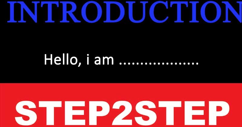 How to introduce yourself in english | Self Introduction | Myself