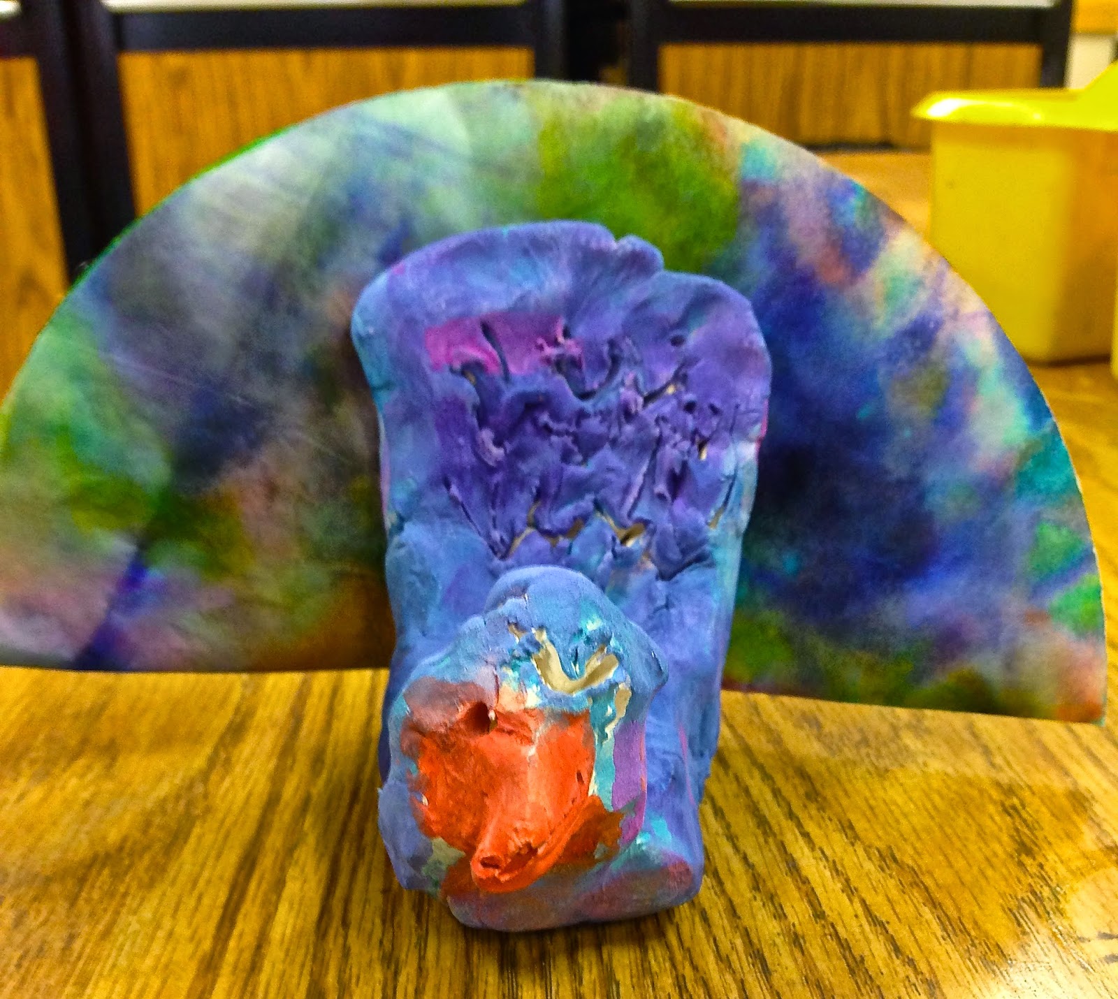 ShmoreArtRoom: Second Grade Clay Peacocks