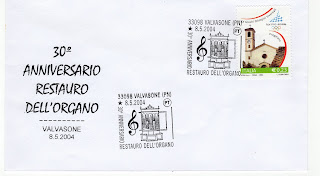 Pipe Organs of the World on Postage Stamps: Valvasone, Italy: Duomo ...