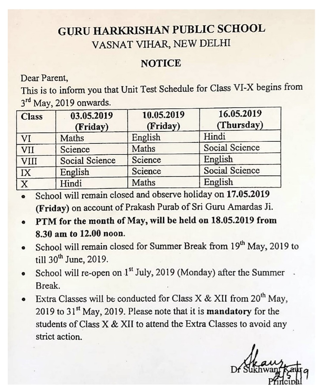 How to Write a Notice