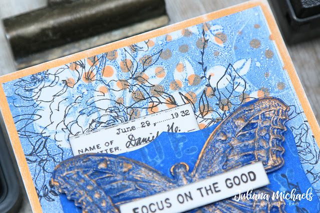 Butterflies & Backgrounds | Tim Holtz Prize Ribbon Distress Ink ...