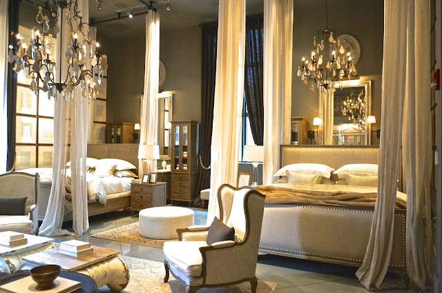vignette design: A Visit To Boston Restoration Hardware