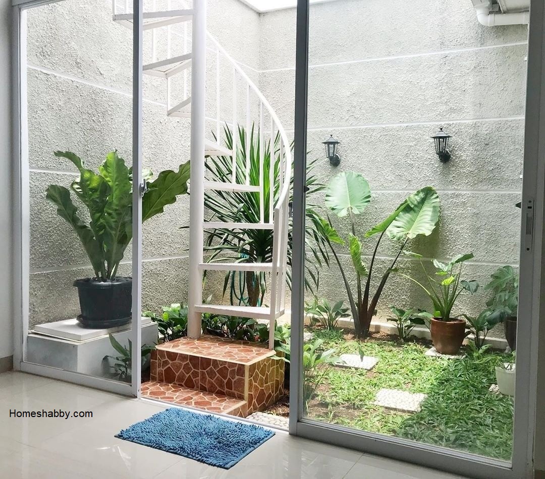 6 Inspirasi Desain Taman Bawah Tangga Rumah Minimalis ~ Homeshabby.com ...