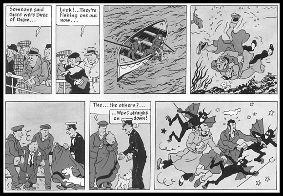 Scary Moments (Nightmare Fuel) in Tintin - TV Tropes