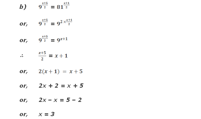 10 Math Problems: Exponential Equation