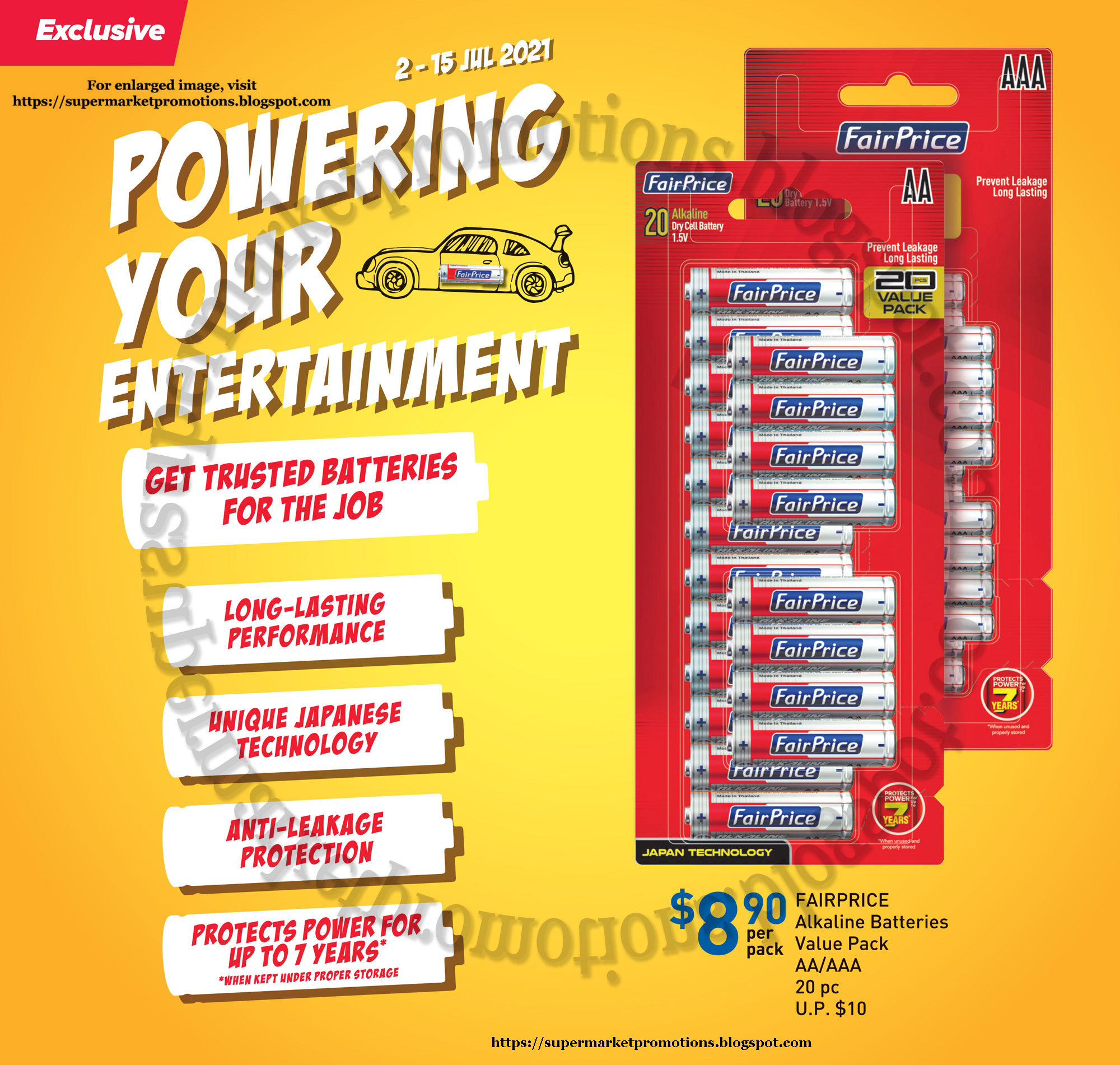 NTUC FairPrice Batteries Promotion 02 - 15 July 2021 ~ Supermarket ...