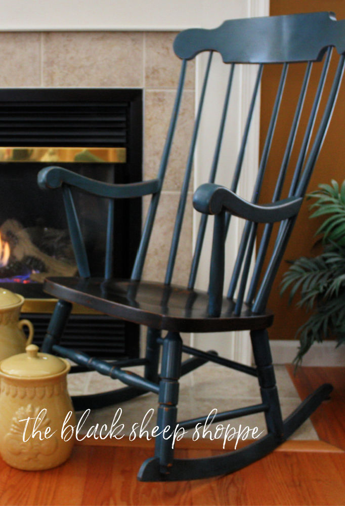 Rocking Chair Re-do. Lighter & Brighter!