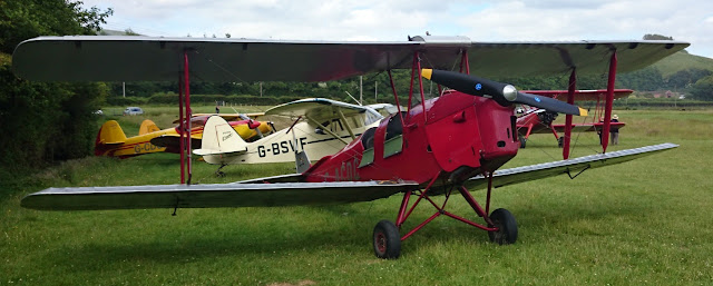 Jet & Prop by FalkeEins: Tiger Moth G-ACDC at Pent Farm airfield ...