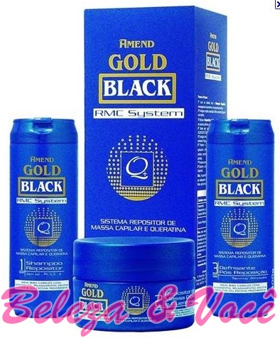 Beleza & Você: Rmc System Gold Black Amend (azul)