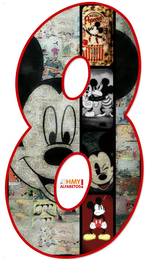 Abecedario de Escenas de Mickey Mouse. Mickey Mouse Abc. - Oh my Alfabetos!