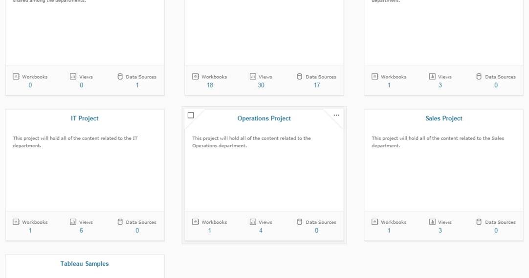 ANALYTICS GURUS: Projects&Content Management in Tableau Server