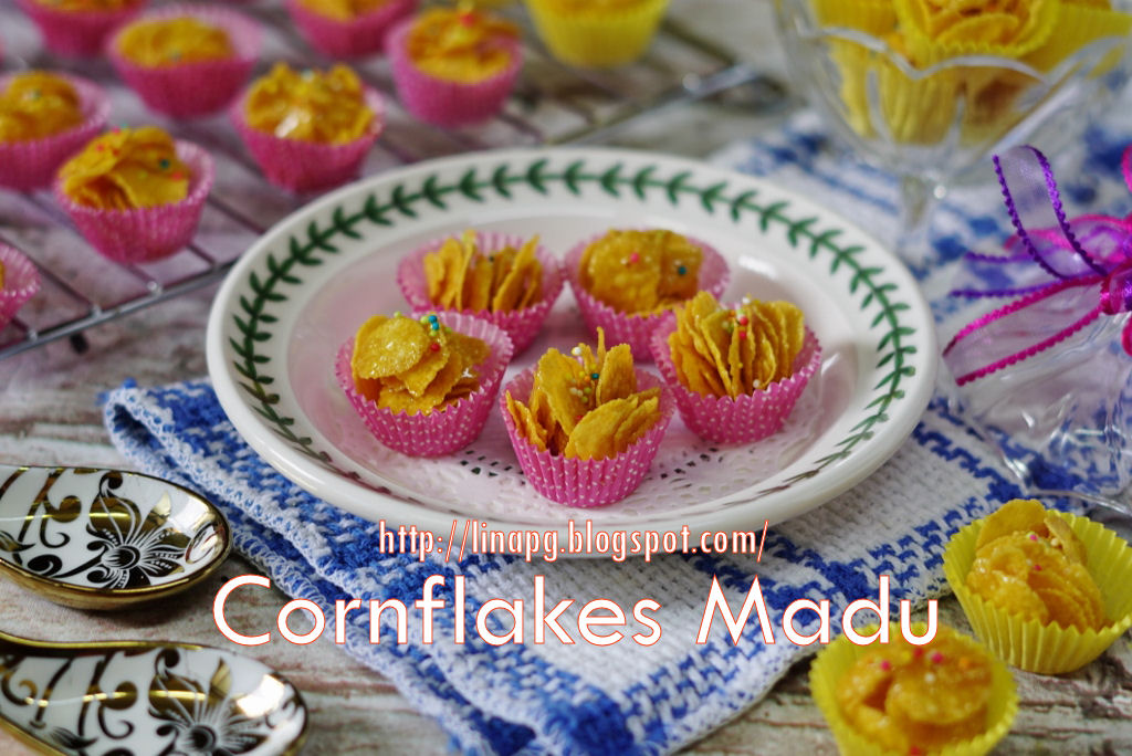Cornflakes Madu Kuih Raya Paling Senang Nak Buat - TERATAK MUTIARA KASIH