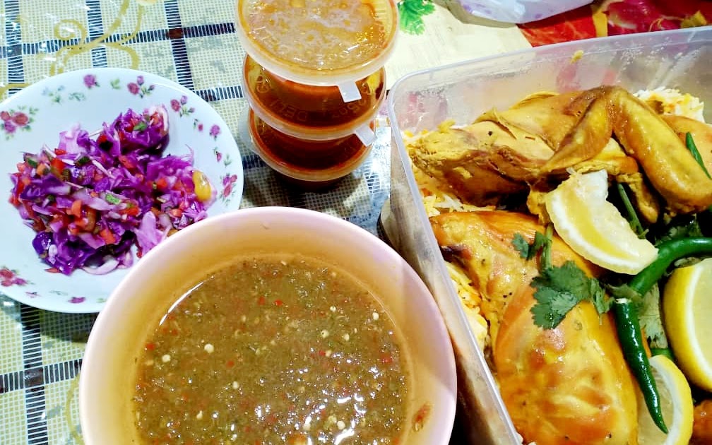 Order Nasi Arab Bizmilla Set Ayam Triplet