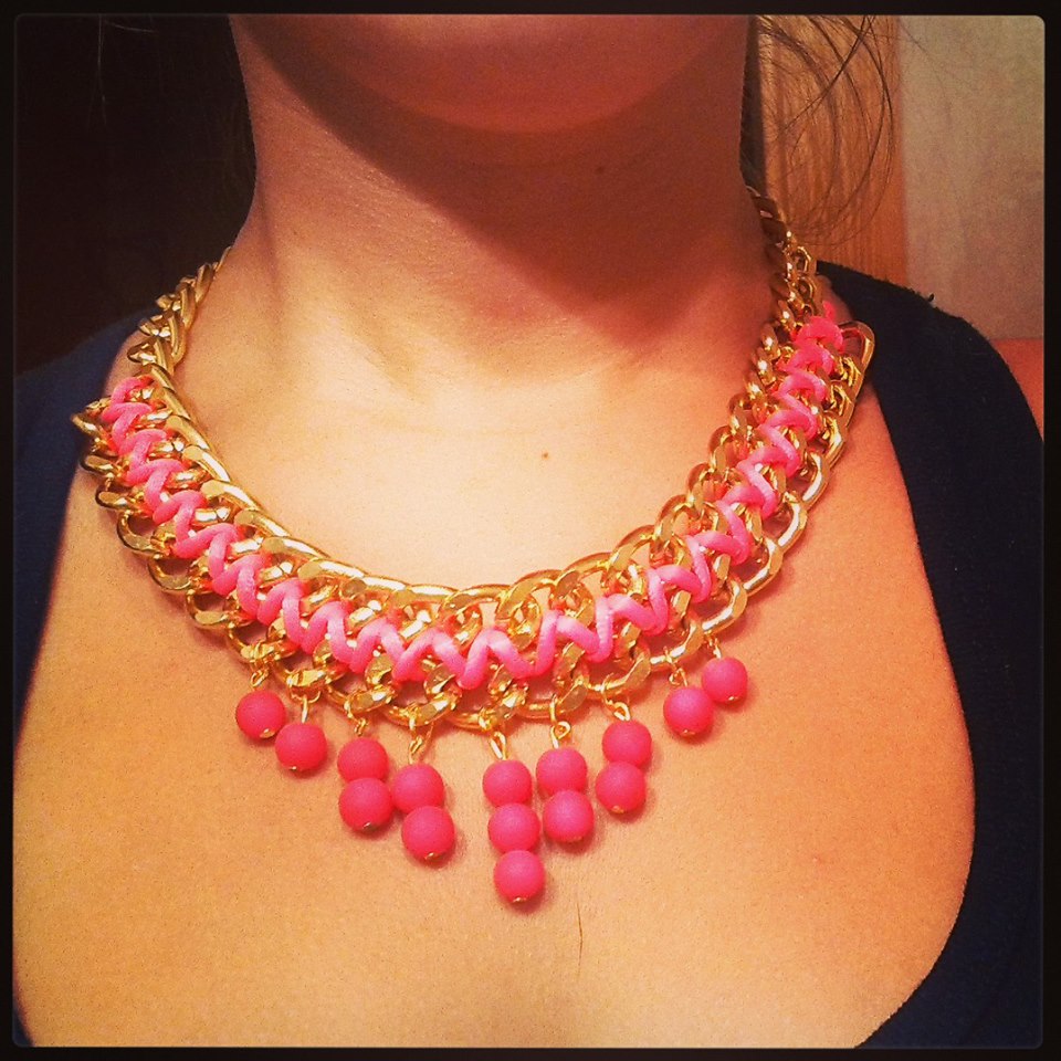 CreacionesAdma: COLLARES CADENA DORADA.
