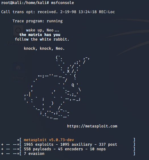 Stardom Solutions How To Start The Metasploit Framework Console Msfconsole Kali Linux Pen