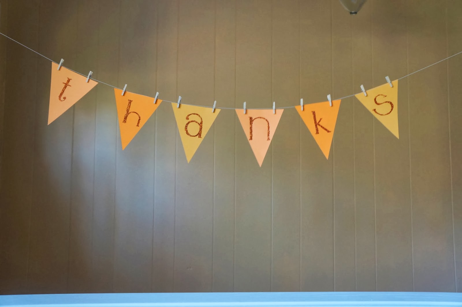 DIY Thanksgiving Bunting