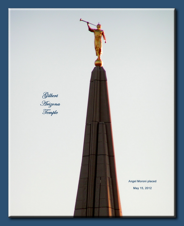Gilbert LDS Temple: More Moroni
