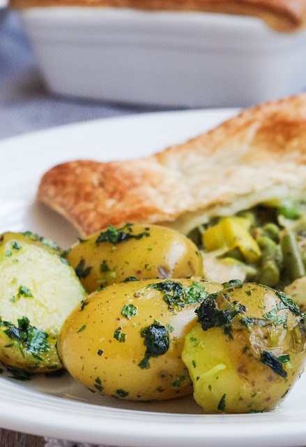 Wild Garlic & Spring Veg Pot Pie |Euphoric Vegan