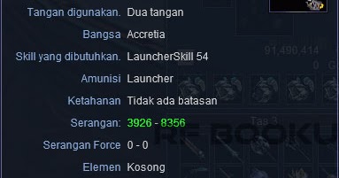 Damage Semua Senjata Hora Intense +6