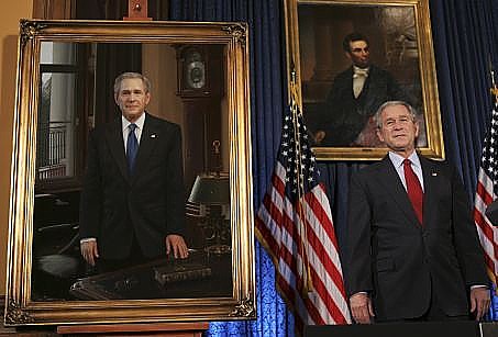 Art Now and Then: George W. Bush Portraits