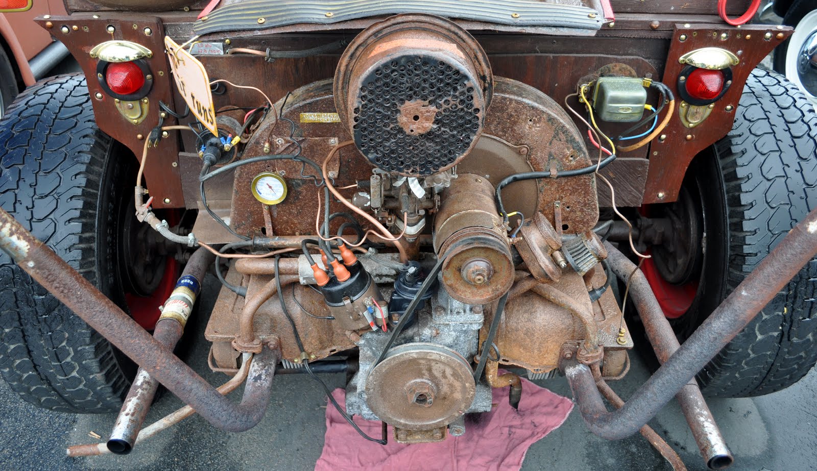 Just A Car Guy: Dennis has made a very unusual 1964 Volksrod - rat rod