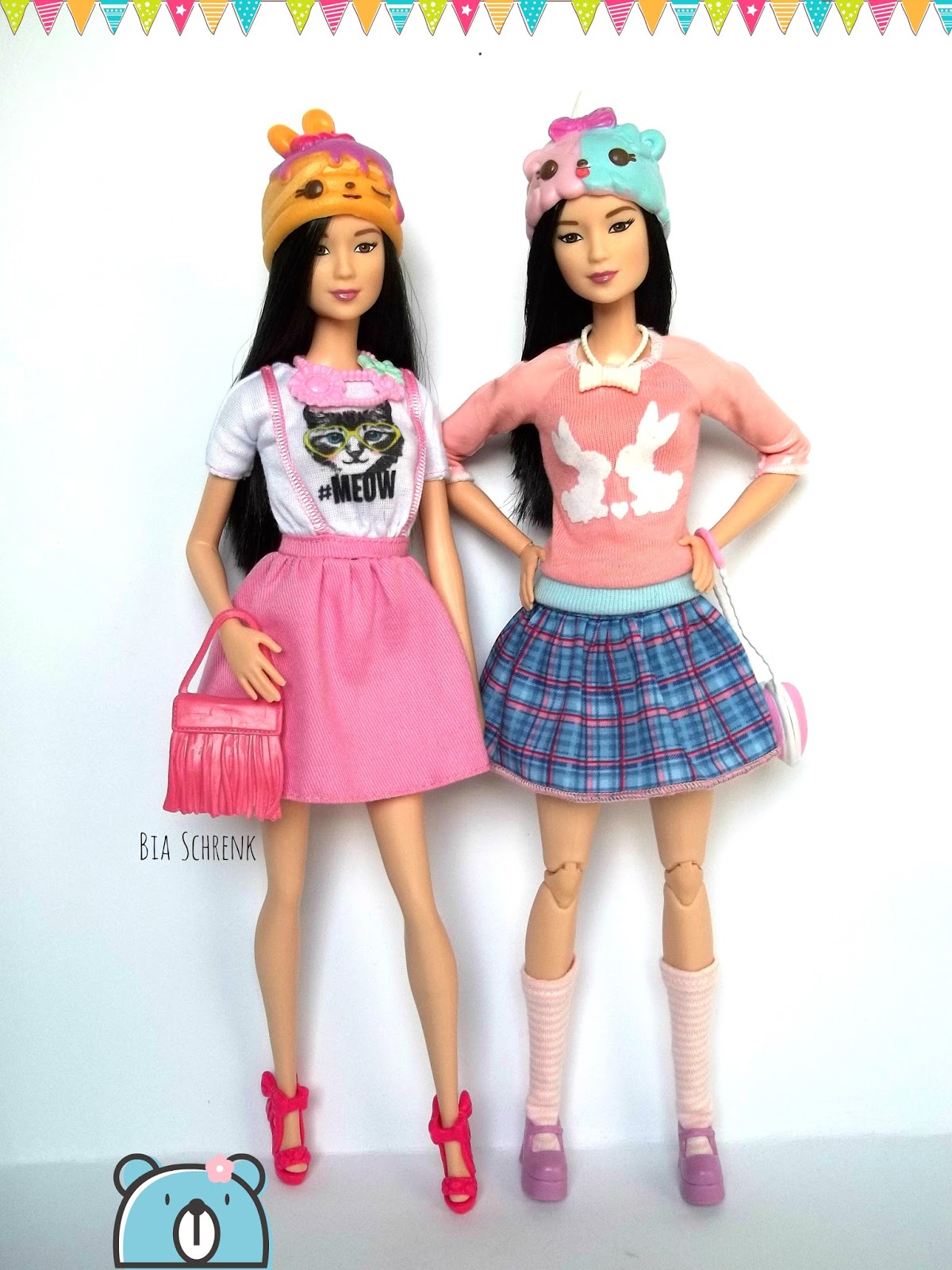 Hausderpuppen: Barbie® Fashionistas® Doll Asian Lea/Neko Doll Pink ...