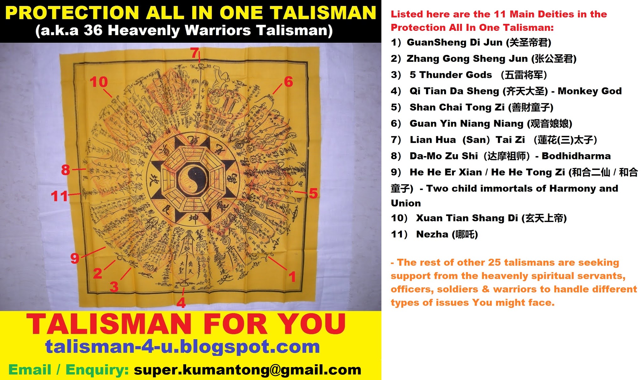TALISMAN FOR U: Protection All In One Talisman