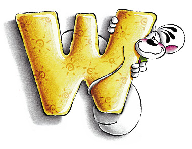 All Cliparts: Diddl Alphabet Clipart