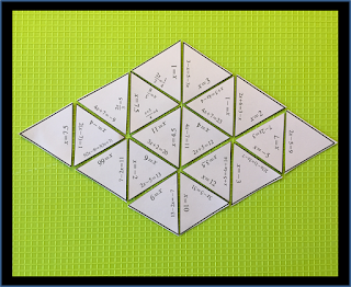Solving Equations Puzzle ~ TenTors Math Teacher Resources