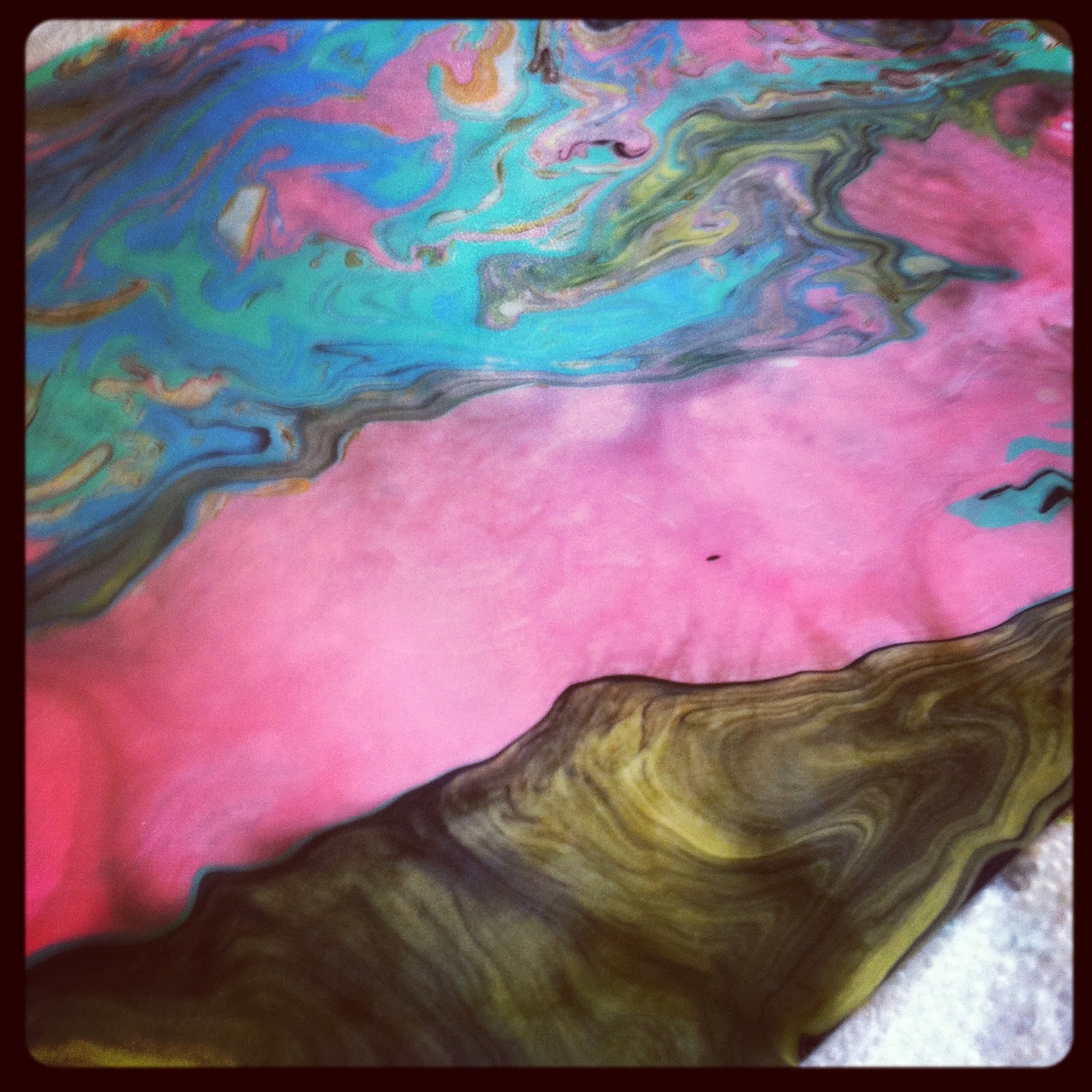 mamascout: {art lab} japanese paper marbling