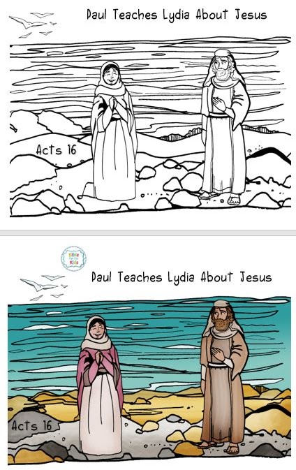 Paul Taught Lydia About Jesus | Bible Fun For Kids