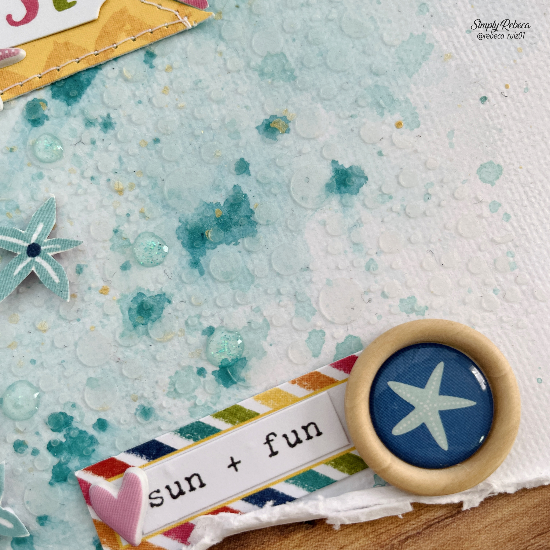 Fun in the Sun Layout - Simply Rebeca