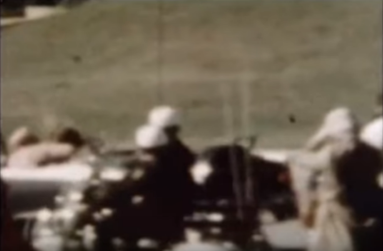 Johnson, Bush and Nixon kill John F. Kennedy.