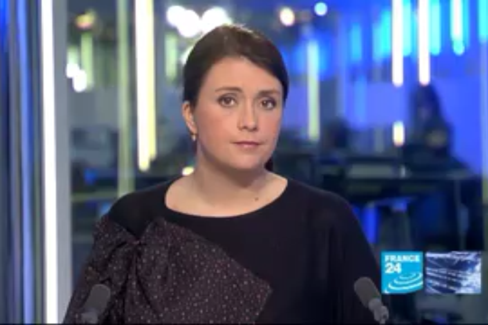 vuesalatele: 2012 01 09 @06H30 - AUDREY RACINE, FRANCE 24, LE JOURNAL
