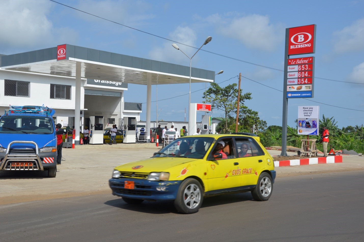 BLESSING CELEBRE LA FETE DU TRAVAIL AVEC UNE NOUVELLE STATION ...