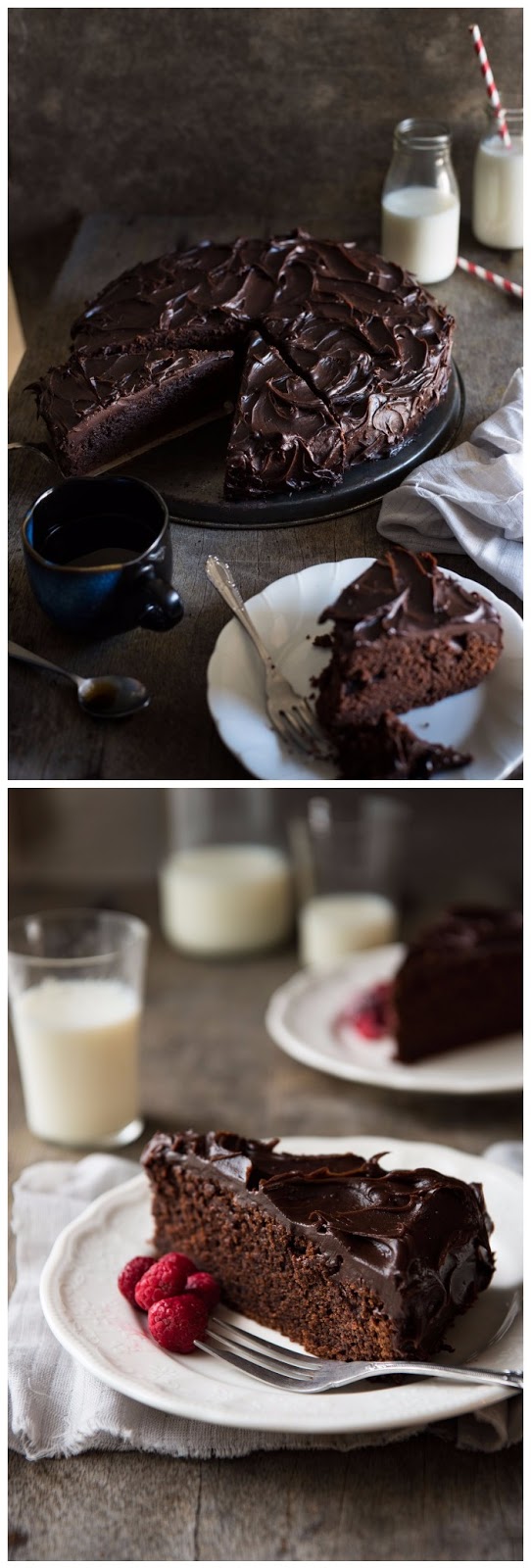 Easy Chocolate Fudge Cake Recipe ~ BudgetFoods