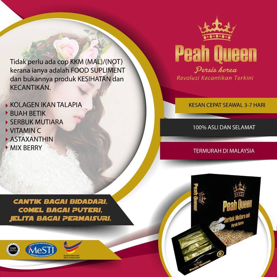 PEAH QUEEN - HARGA MURAH ORIGINAL - HCube Shop - Pengedar/Pemborong ...