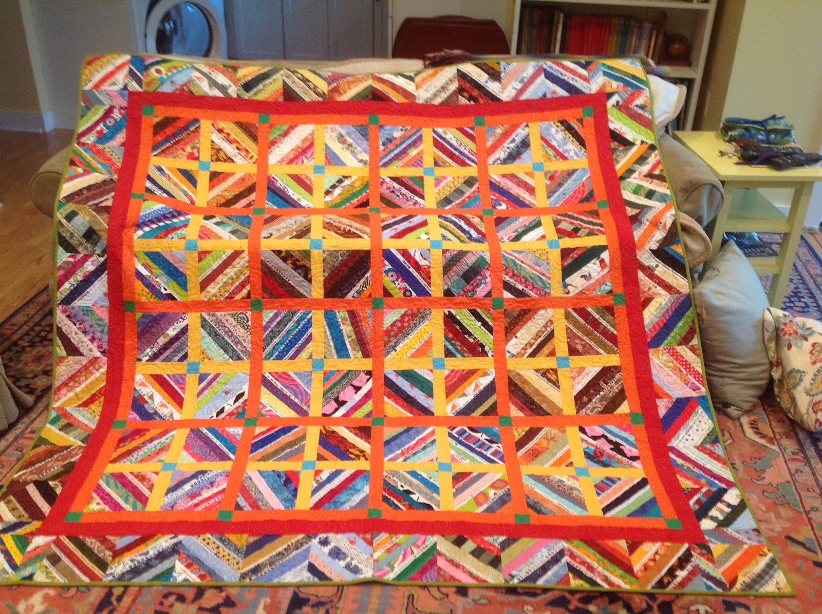 Selvage Blog: Louisa's Selvage Quilt