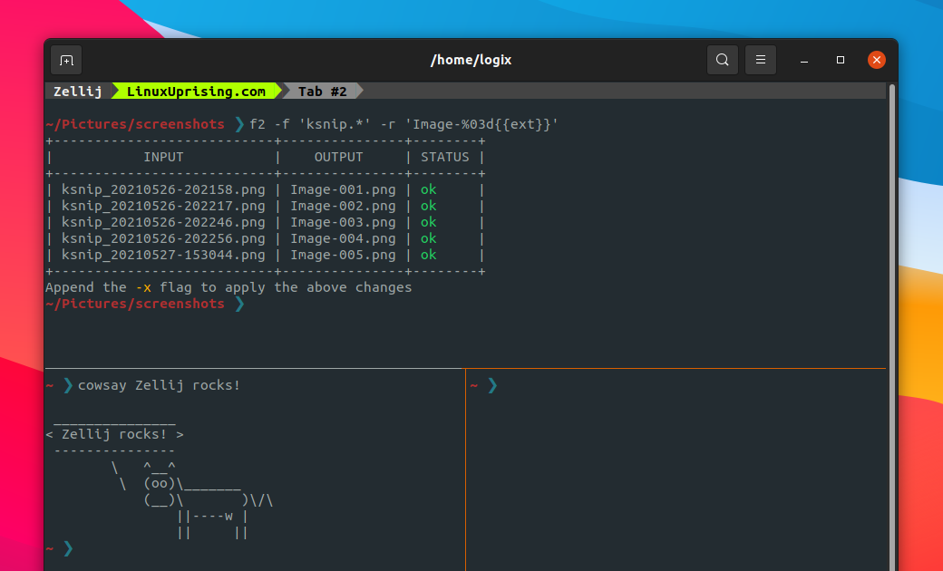 Zellij Rust Terminal Multiplexer 0 12 0 Released With Detachable Persistent Sessions Linux