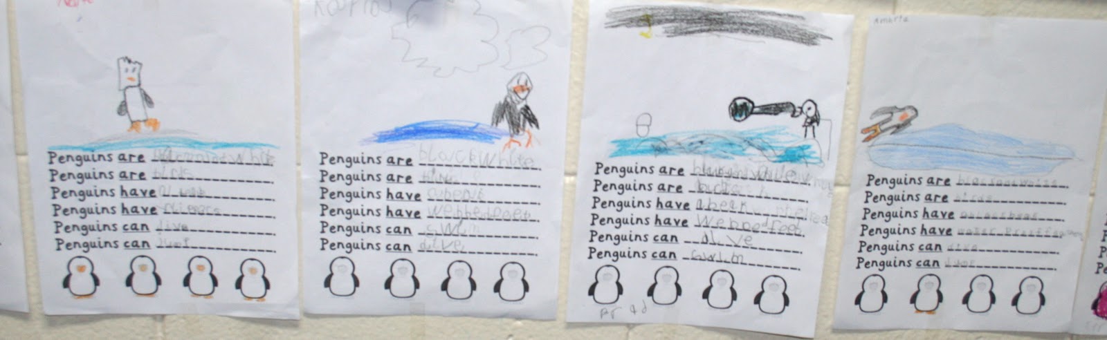 Mrs. Lisa's Pre-K Crew Rocks!: SLIDING INTO GREAT PENGUIN WRITING