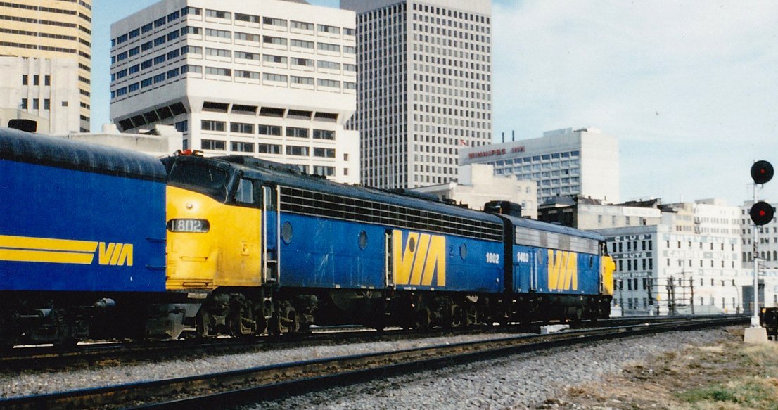 Trackside Treasure: E-8's in CP and VIA Service